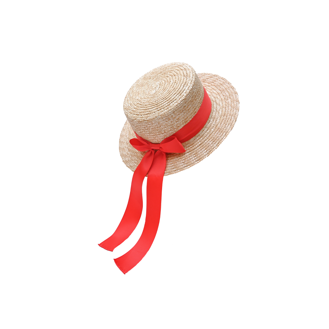 Classic Boater Hat (Red) – Myaraa
